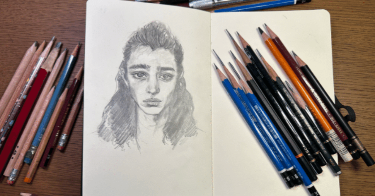 鉛筆で描く。｜Akki 絵描き｜note