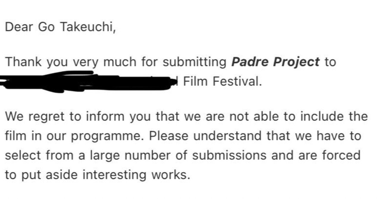 落選の一報を受け （毎日投稿7日目）｜武内剛 ぶらっくさむらい | Go Takeuchi aka BLACK SAMURAI
