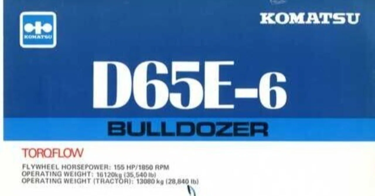 KOMATSU D65E-6 ｜建設機械化ライブラリー