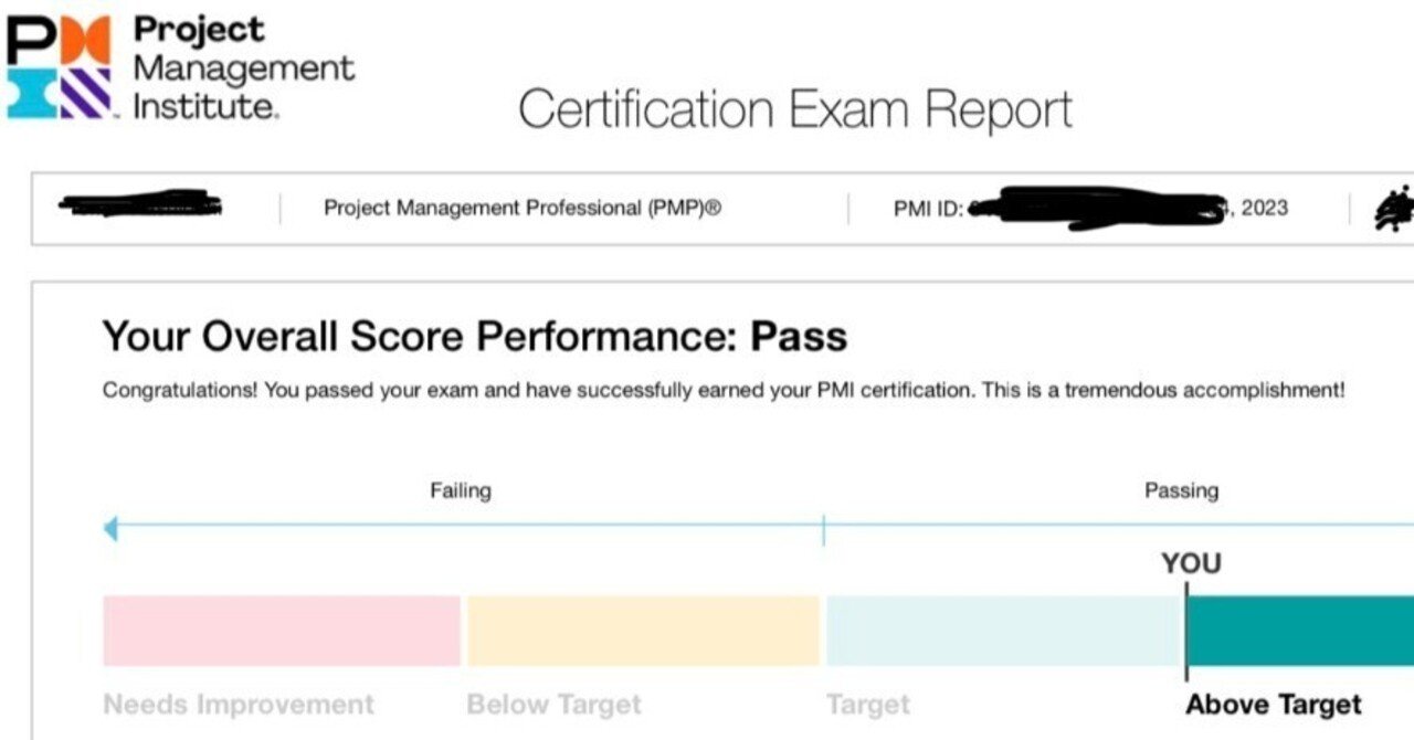 PMP試験 合格しました｜cassino99