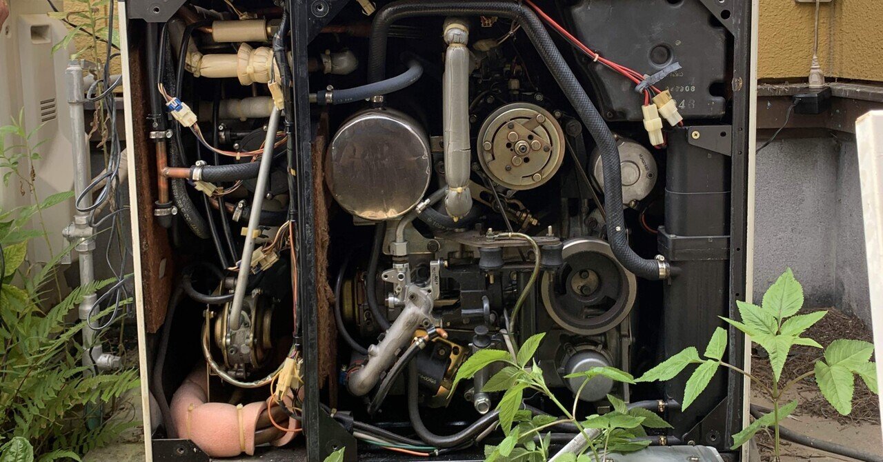 ヤマハ発動機のGHPエアコンもとうとう引退！本当に長い間ありがとう！｜NicePapa 平野 尚志