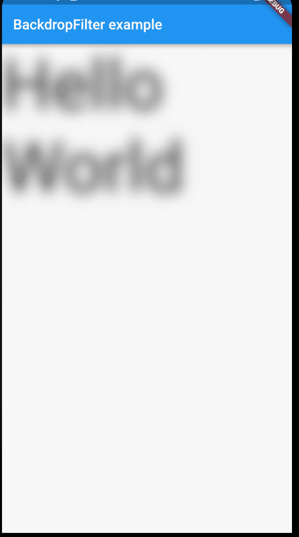 Flutter : BackdropFilterを試してみた｜ガルパン大好きおじさん