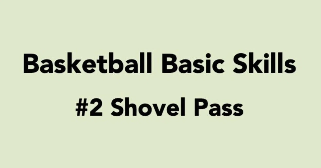 Basketball Basic Skills #2 "Shovel Pass"｜Basketball Coach Ryota
