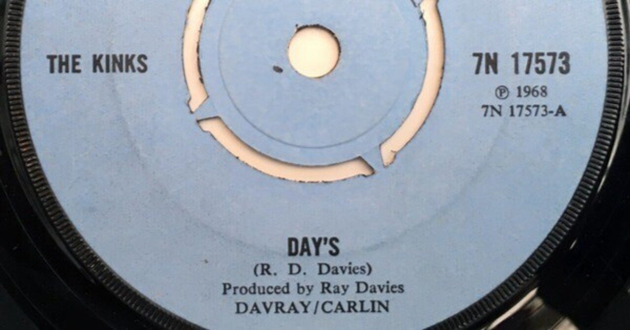 時折最高：033 The Kinks - Days (1968)｜MAL