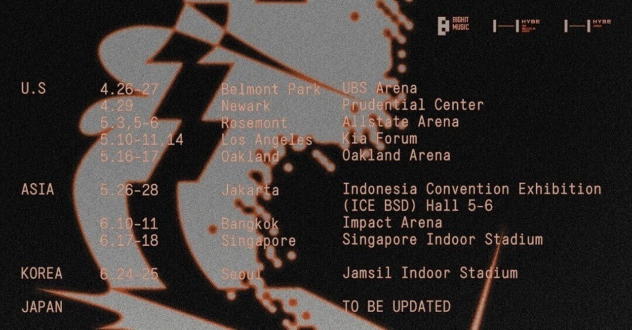 SUGA ソロツアー｜eternal