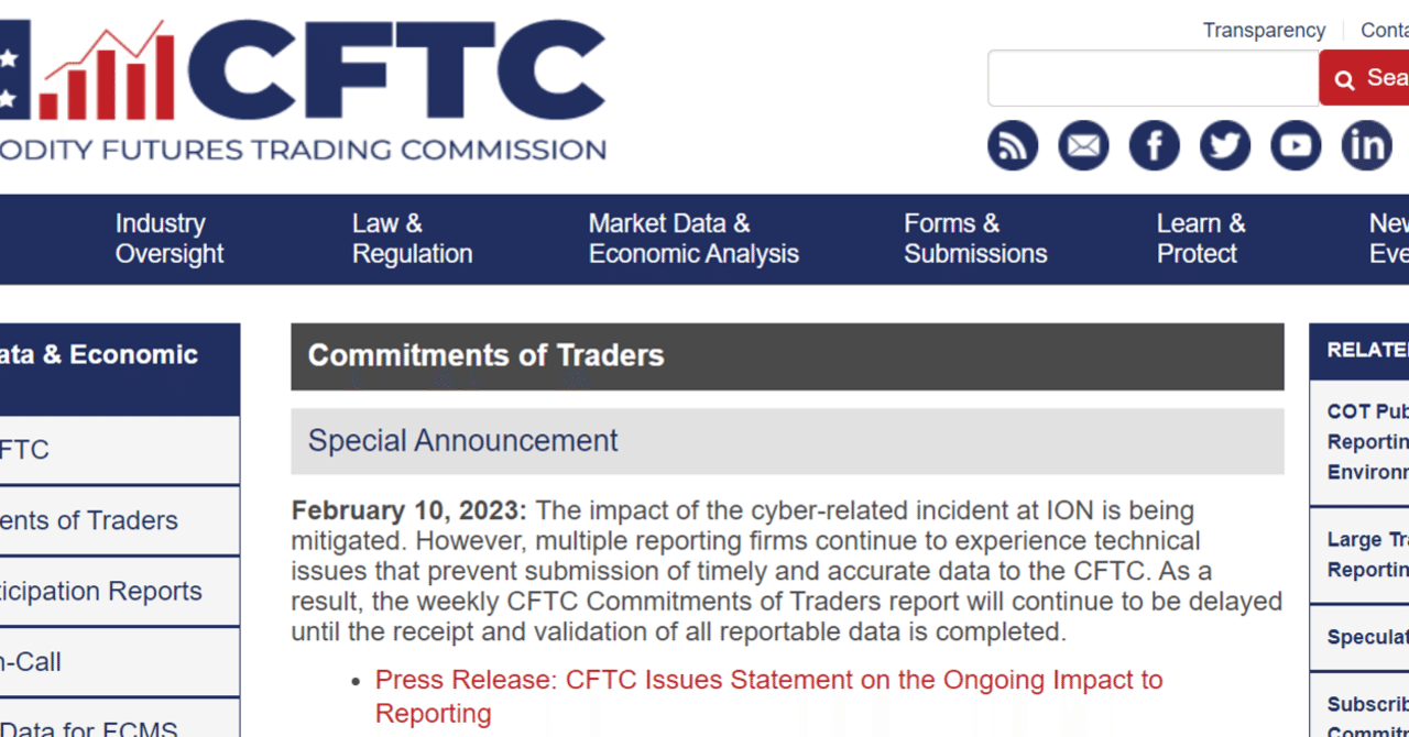 **CFTCポジション報告は今週も遅延**｜Future Research｜note