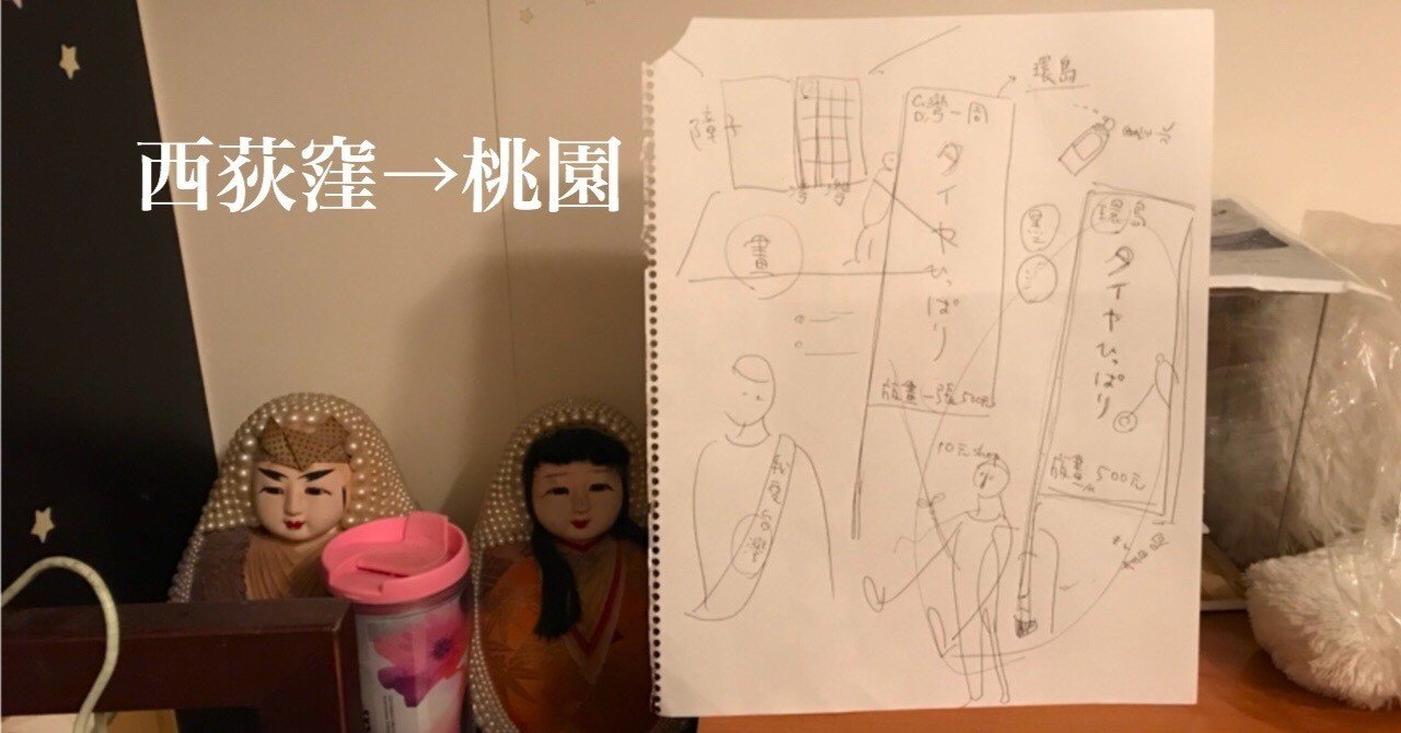 片道切符で桃園へ｜noguchi tappei｜note