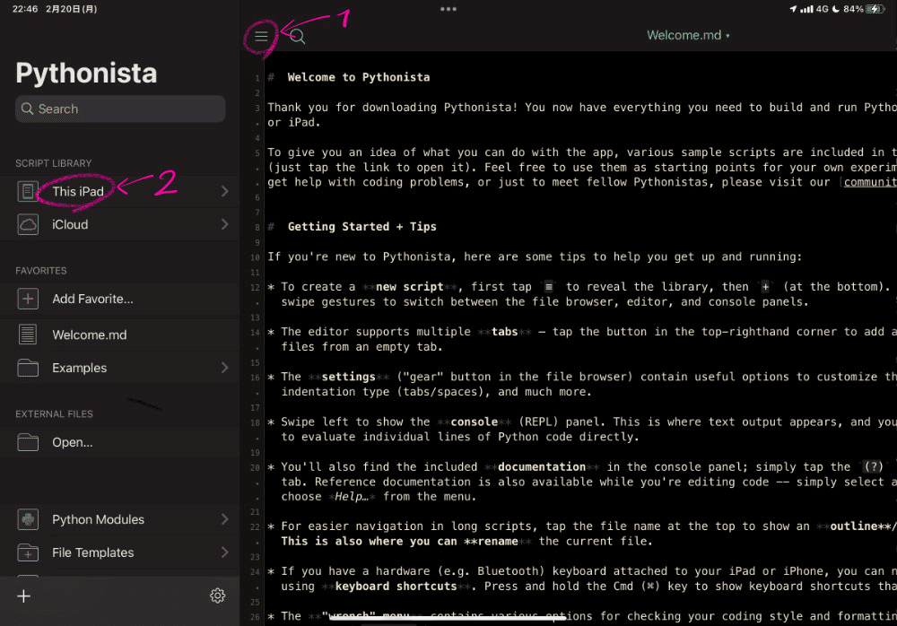 隙間時間にiPadでPythonを学習する｜memotan