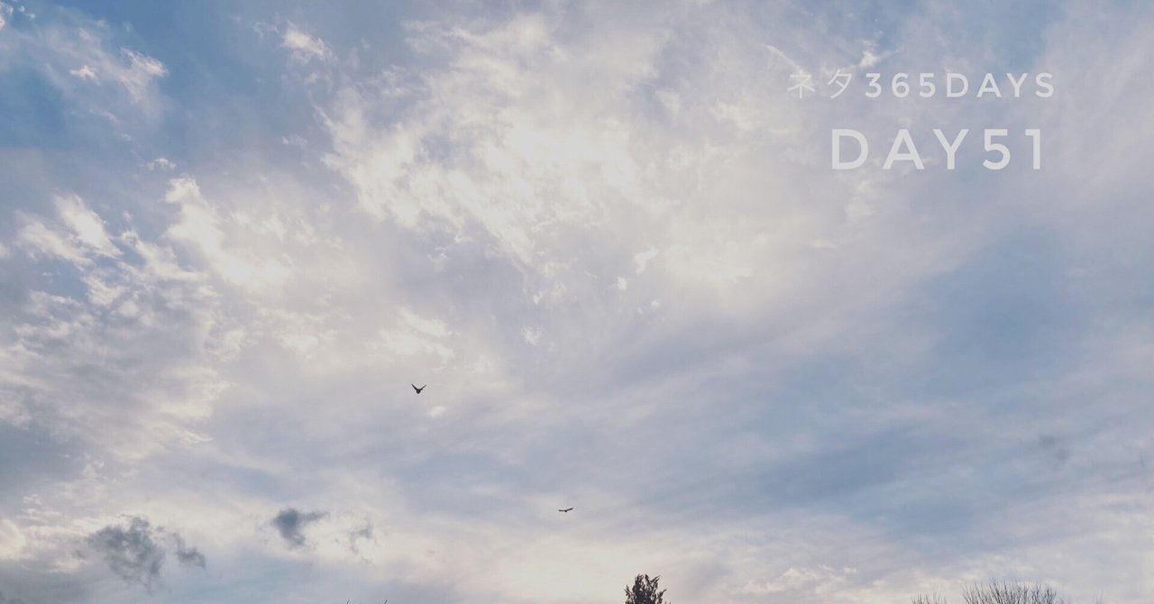 【ネタ365days day51 はばたく】｜Timmy