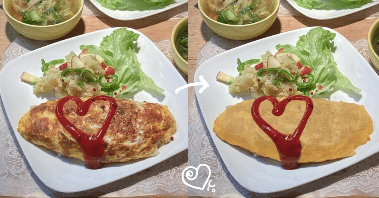 ︎オムライスは黄色？〜魔女の考察-昨日menu ︎｜1yottan｜note