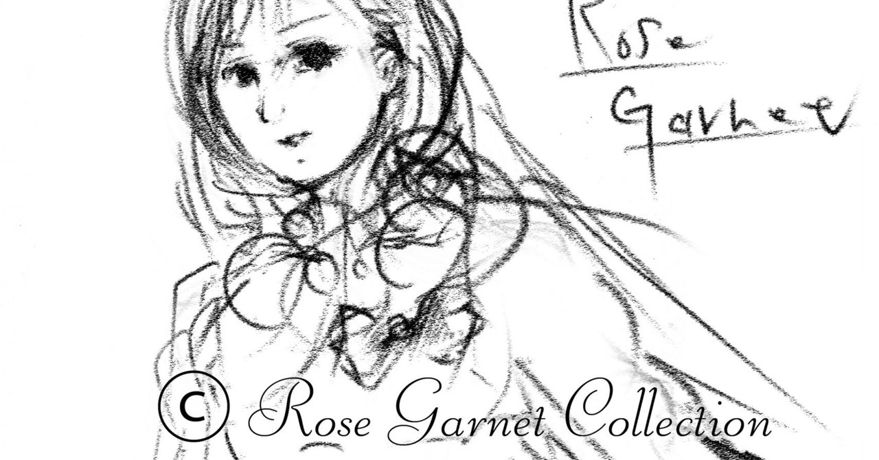 ほほえみ my illustration｜Rose Garnet