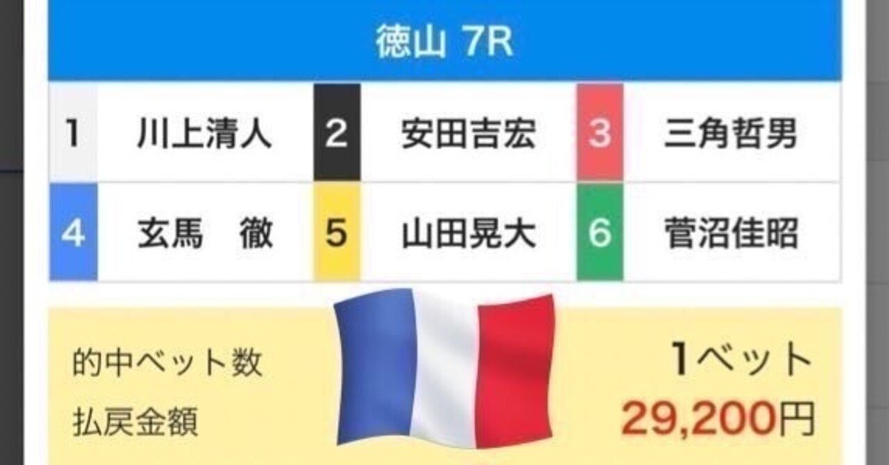 徳山7R 11:29【徳山後半戦も大注目㊗️‼️】｜万舟皇帝@プロの競艇予想屋🇫🇷｜note