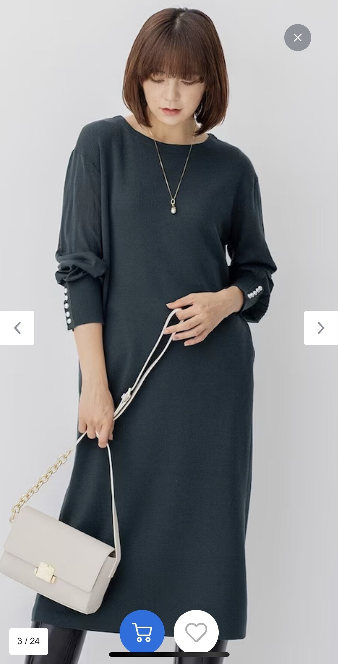 前からずっと気になっていたワンピース。袖口のパールがきれいで。 LINEでセールのお知らせが来たので、ついポチッとしてしまった。今ごろ、似合うかどうか不安になってる。 試着しないことが当たり前 ...