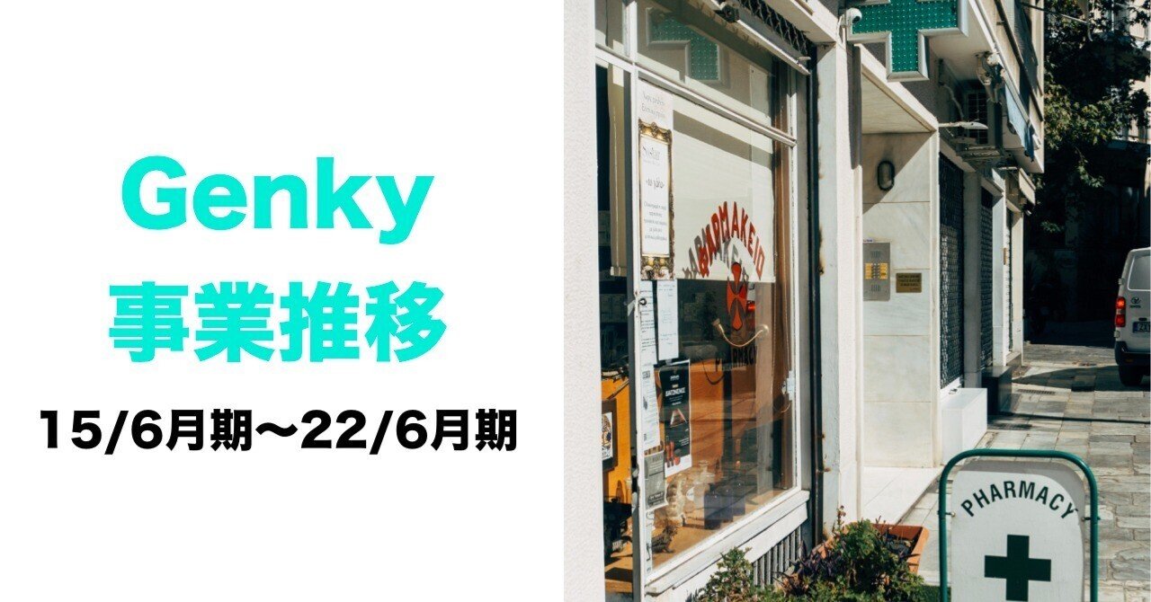#25 店舗数は5年で倍増「Genky DrugStore」の事業推移｜EC・小売・IT 研究ノート