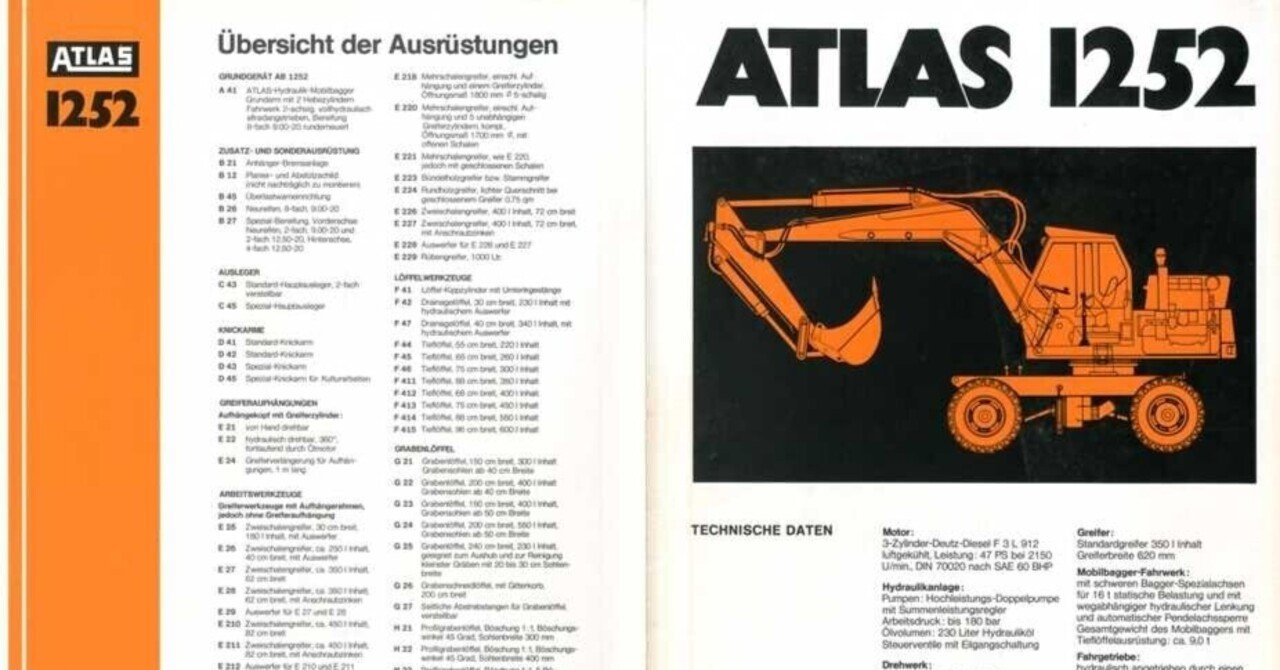 ATLAS 1252｜建設機械化ライブラリー