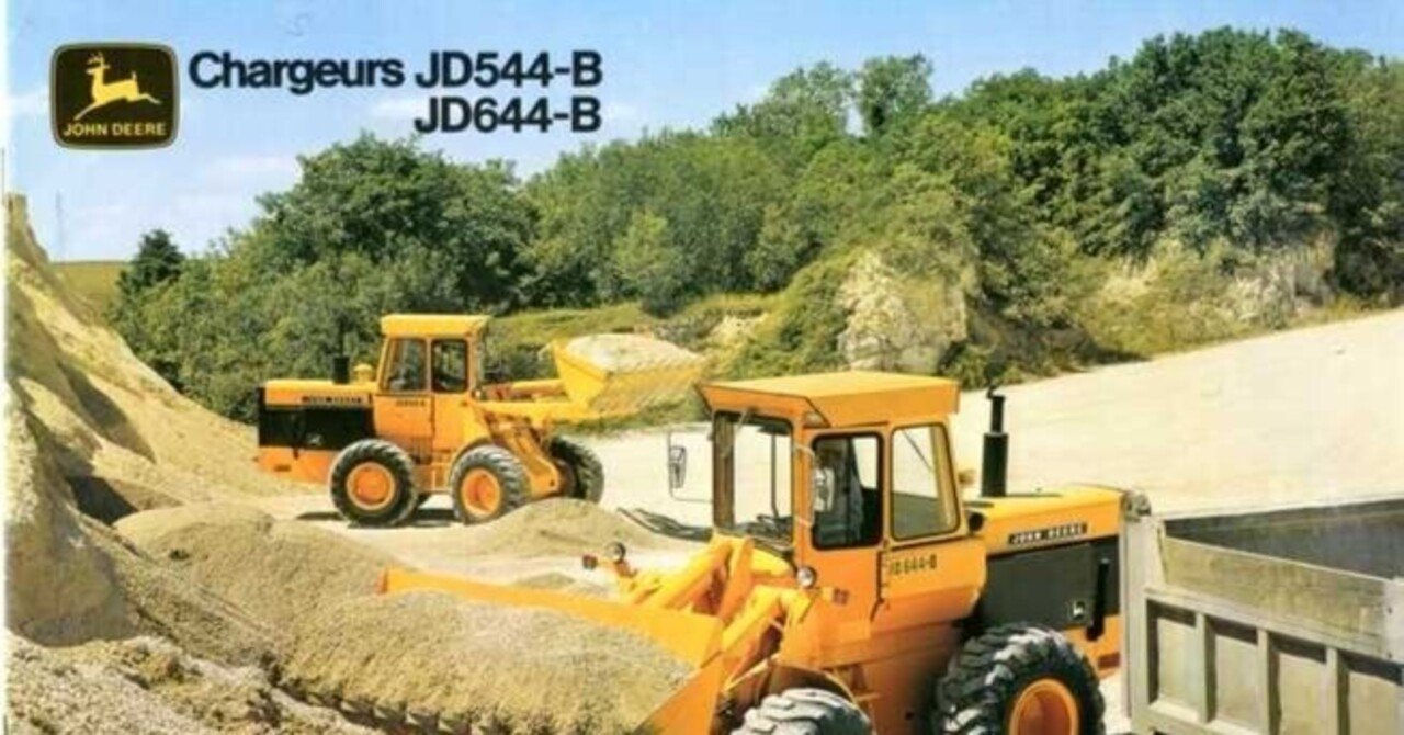 John Deere Chargeurs JD455-B/JD644-B｜建設機械化ライブラリー｜note