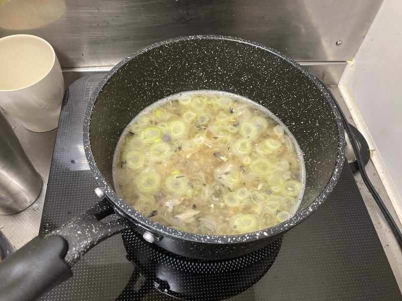 鯖缶のあら汁｜7144 sugi